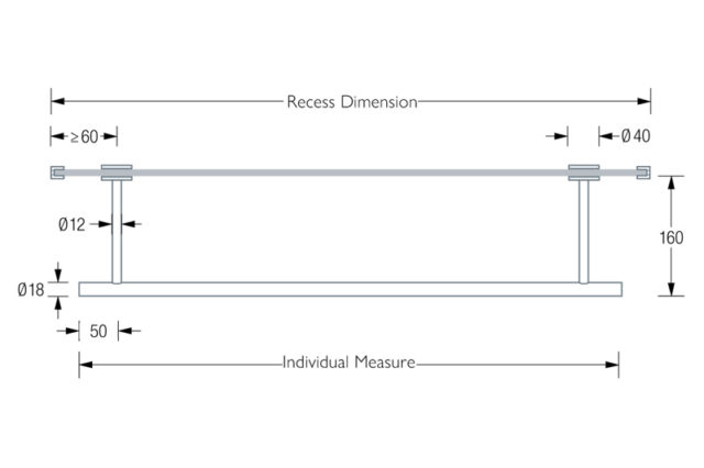 GSUN18 Wardrobe Rails | Cloakroom Solutions