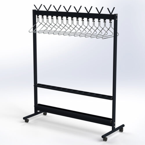RG703 Mobile Coat Hanger Racks | Cloakroom Solutions