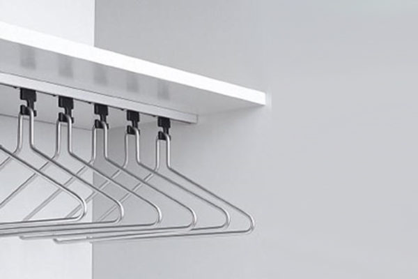 Commercial R.8235 Wardrobe Rail | Cloakroom Solutions