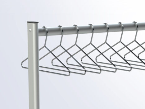 RGW40 Mobile Coat Rail | Cloakroom Solutions